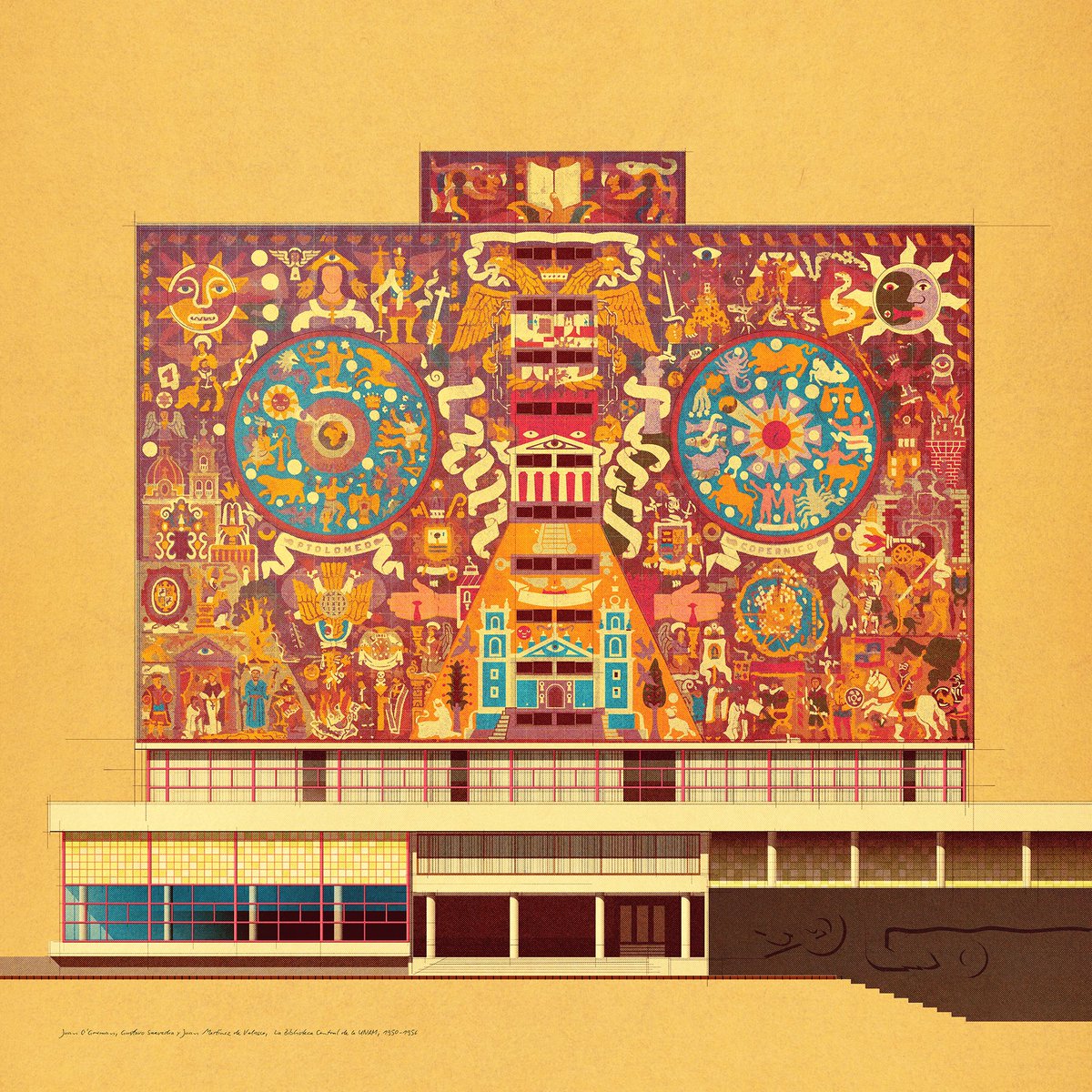 Monumentos de México on Twitter: "RT @sanderpatelski: Juan O'Gorman, Gustavo Saavedra y Juan ...