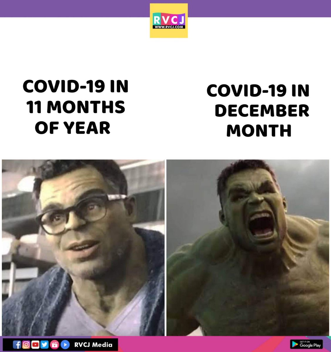 RVCJ Media on Twitter: "Covid be like.."