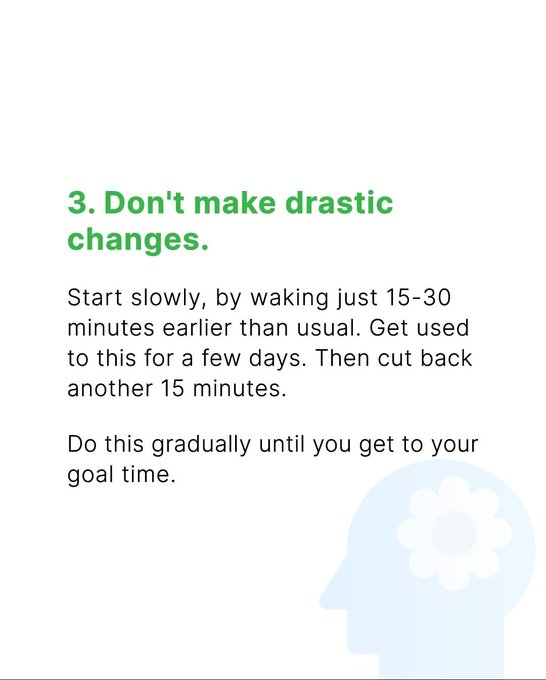 How to wake up early: - Thread from Wise Mentor | Leadership ...