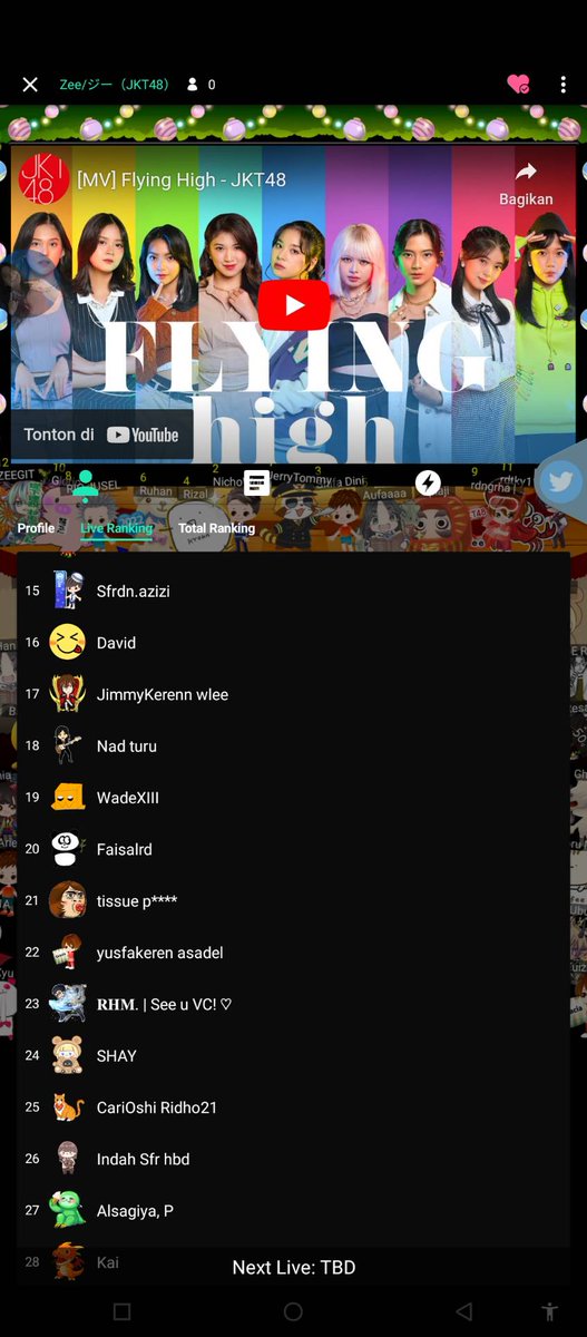 adudu アドゥドゥ on Twitter: "RT @ZeeMotionID: Terima kasih semua yang sudah menonton live showroom ...