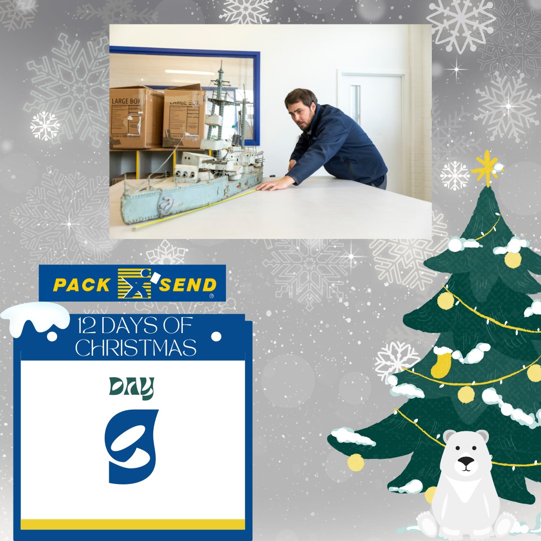PACK & SEND UK on Twitter: "#12DaysofChristmas: Day 9 🎄 At PACK & SEND, we are privileged to ...