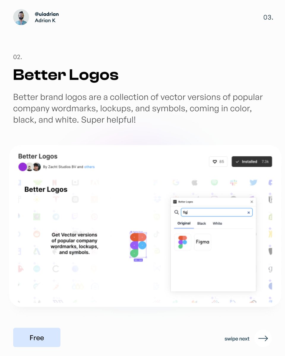 8 super useful Figma plugins👇 https://t.co/9FRGHKASBS - UI Adrian ...