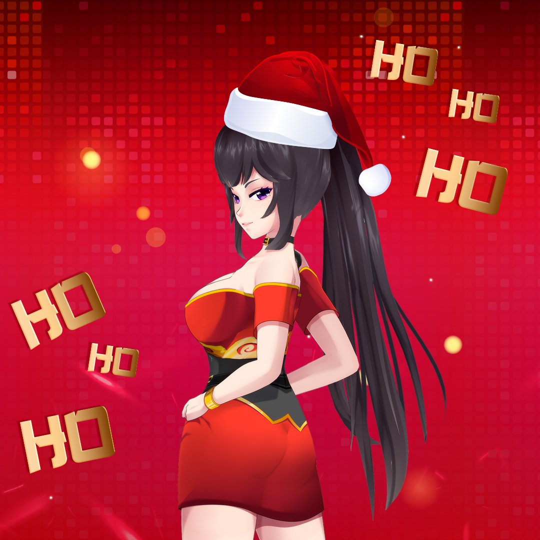 Waifu Studio on Twitter: "Dear Santa... Are you ready to play with me? 😏"