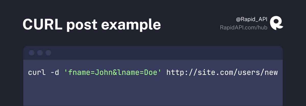 How to make API requests with cURL Thread 🧵👇 - Thread from Rapid @Rapid ...