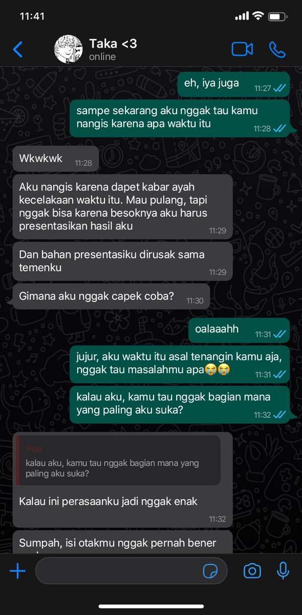 Dai on Twitter: "Capek nunggu aku, ya?"