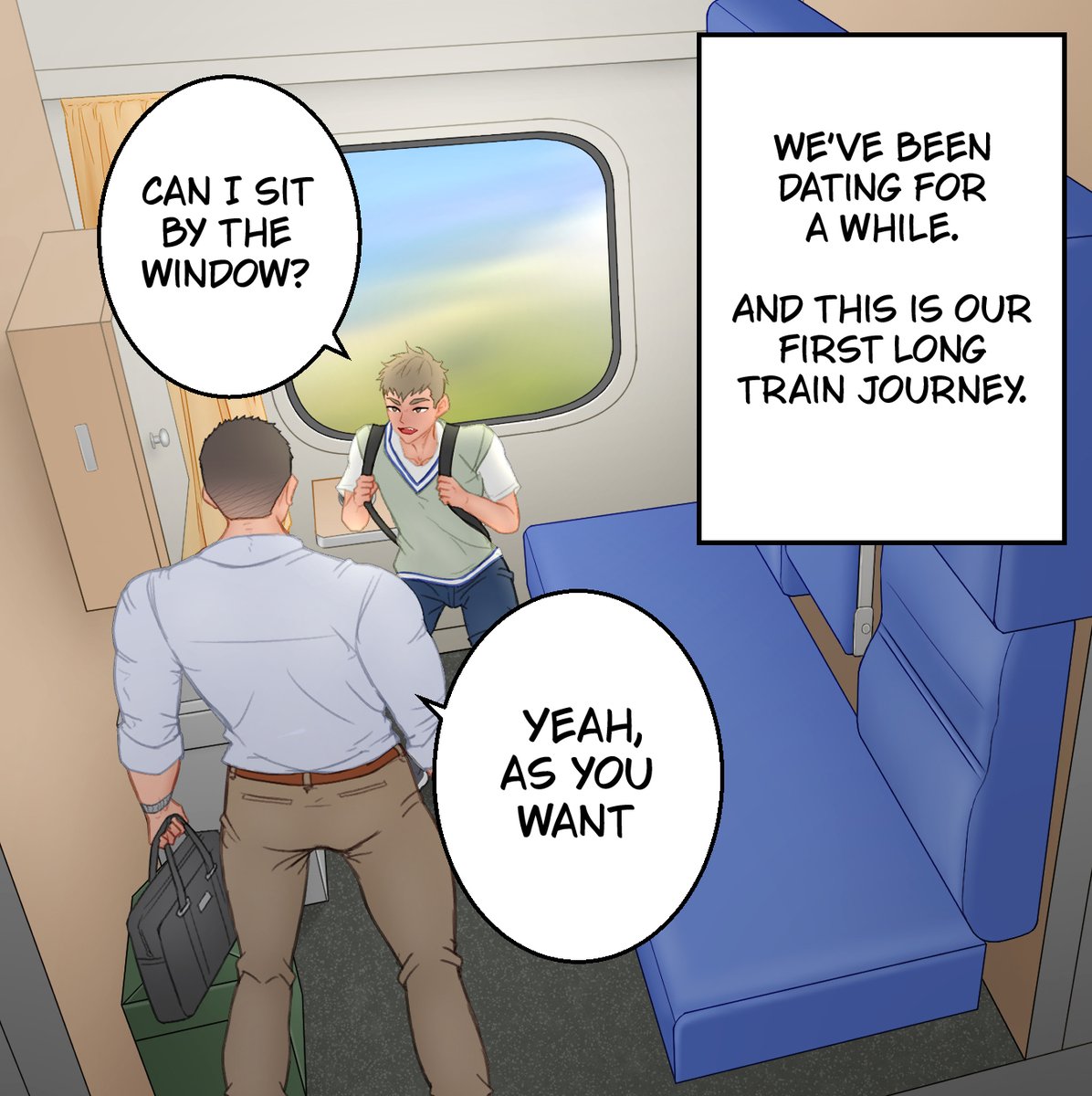 Uoojun on Twitter: "[Short Comics] Sleeper train "Sleeper train" [Language : English] JPEG = 23 ...