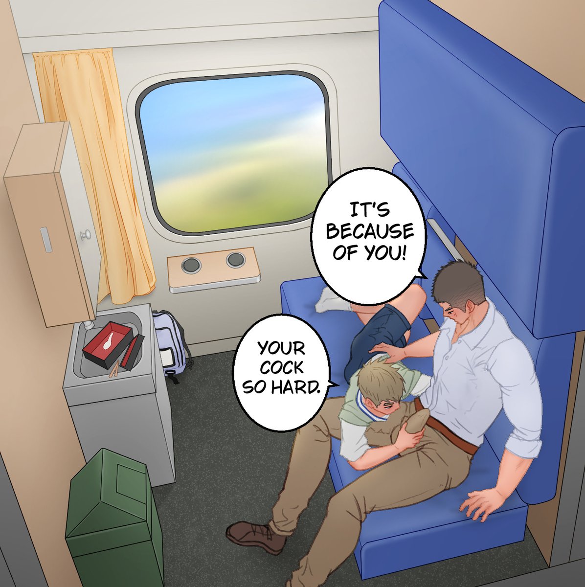 Uoojun on Twitter: "[Short Comics] Sleeper train "Sleeper train" [Language : English] JPEG = 23 ...