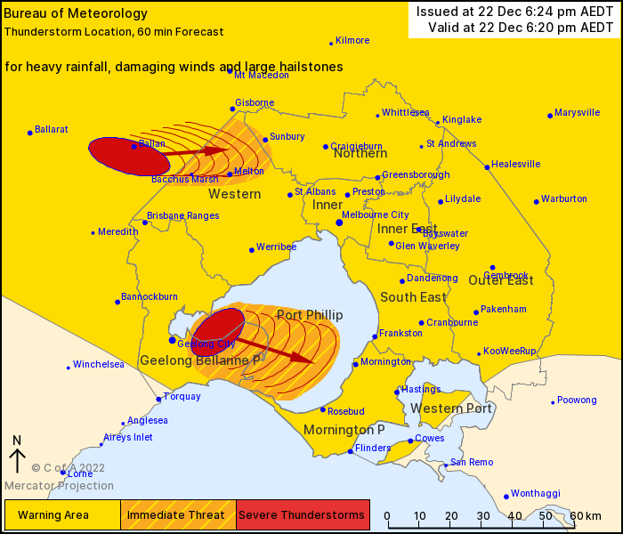 Severe Weather Warning Melbourne