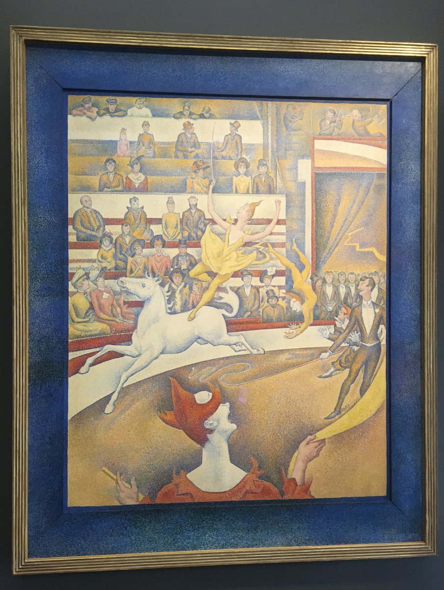 Le cirque (1890) de Georges Seurat (1859-1891) #EnVrai au musée d'Orsay ...