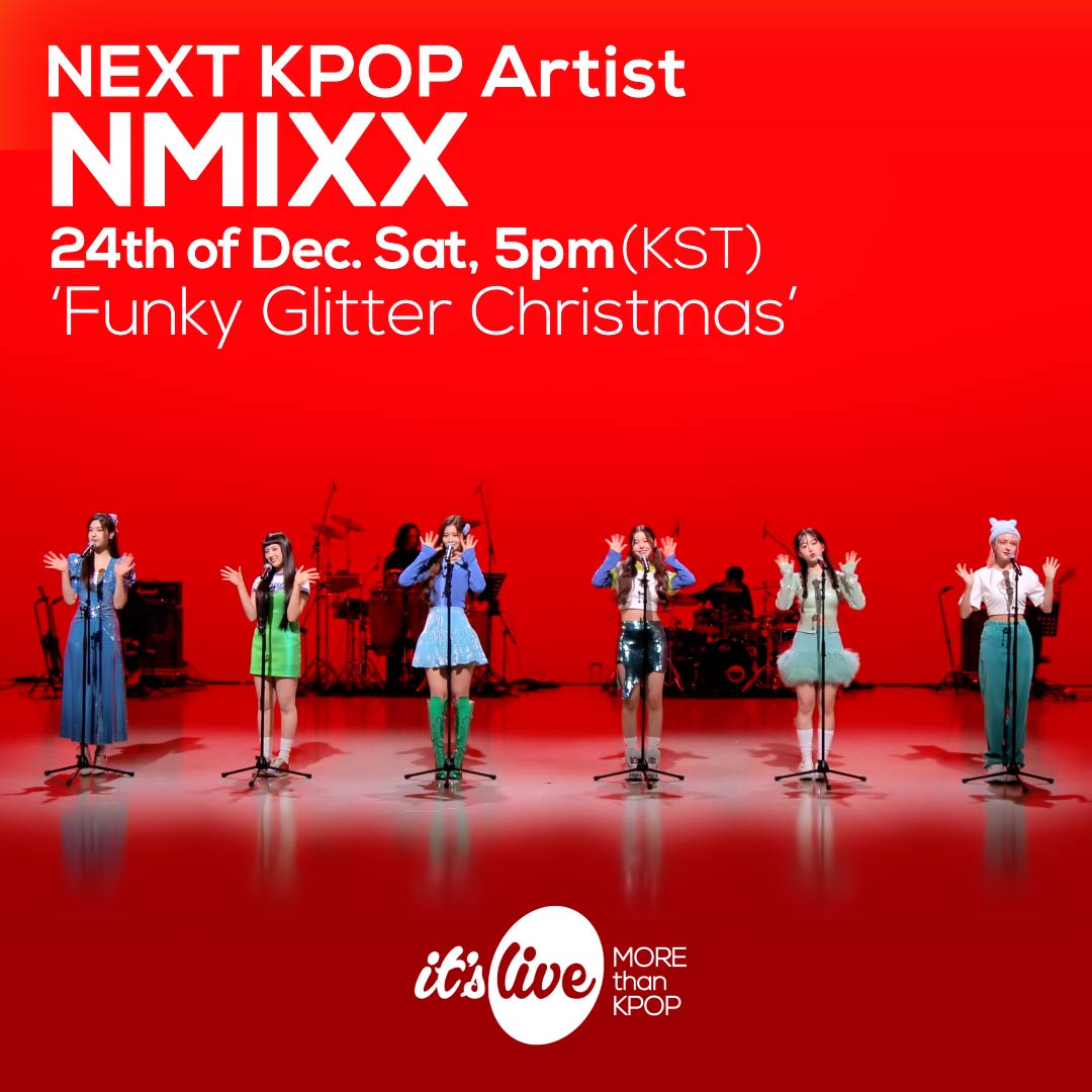 NMIXX on Twitter: "RT @itsLIVEofficial: #NMIXX - #Funky_Glitter_Christmas #엔믹스 - #Funky Glitter ...