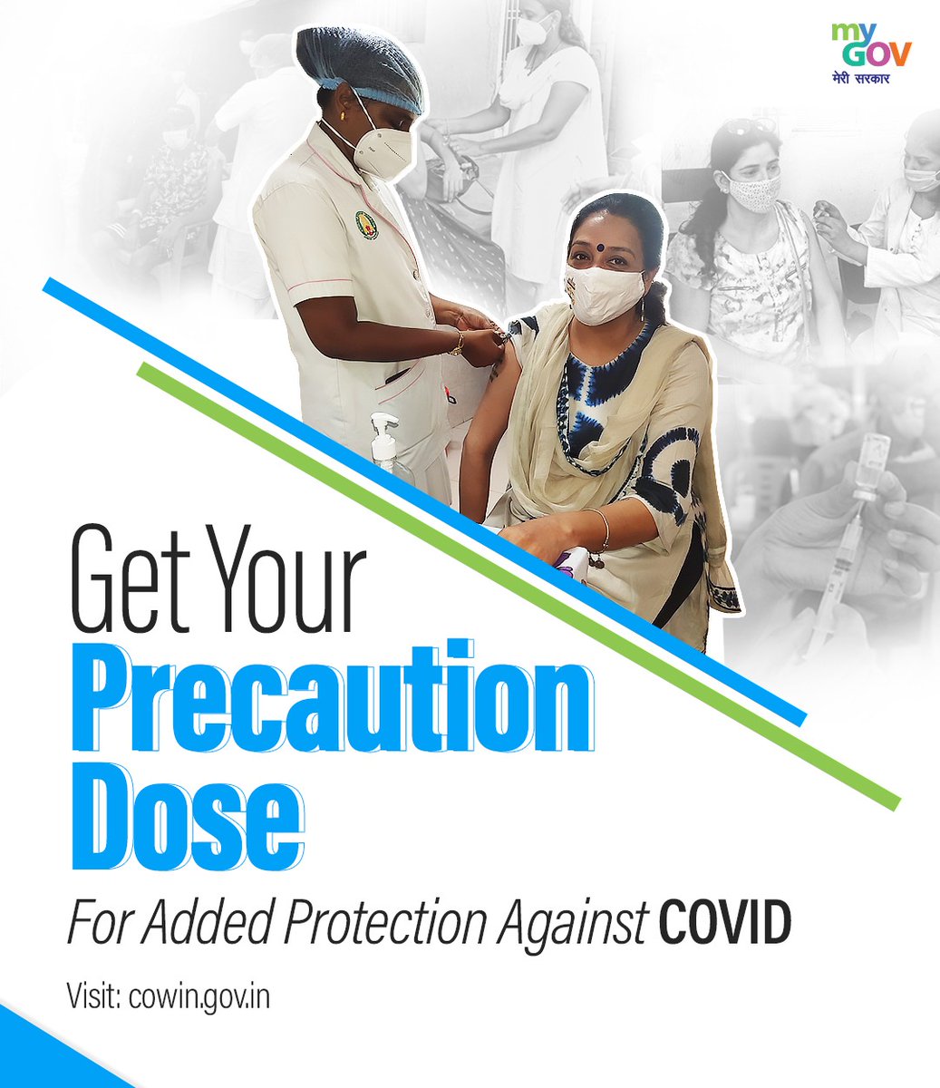 MyGovIndia on Twitter: "#COVID has not gone away, protect yourself! Get your precaution dose ...