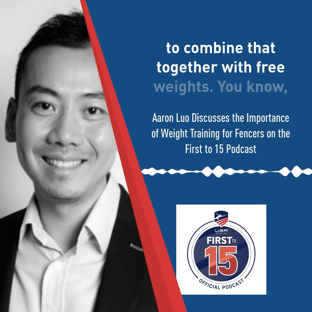 usafencing on Twitter: "In this clip from our podcast, Aaron Luo discusses why fencing training ...