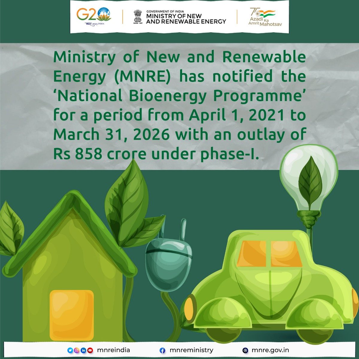 Ministry of New and Renewable Energy (MNRE) on Twitter: "Govt is providing Central Financial ...