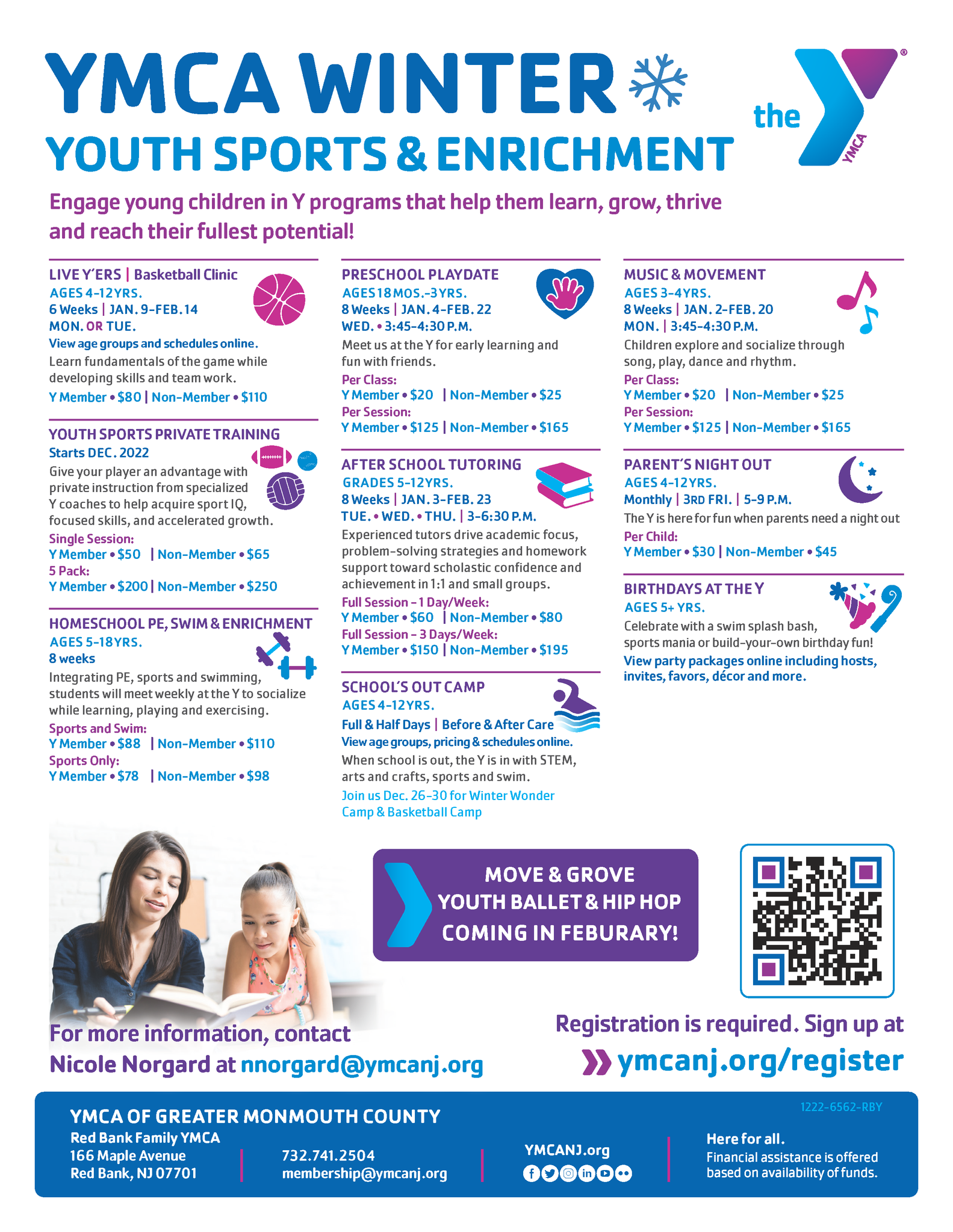 YMCA of Greater Monmouth County on Twitter: "Save your spot for #YMCA winter youth programs that ...