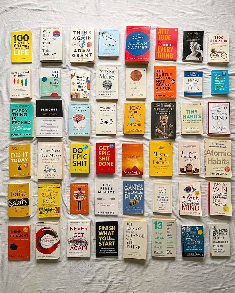 400 Books To Read 1) - المسلسل من Library Mindset @librarymindset - رتبها