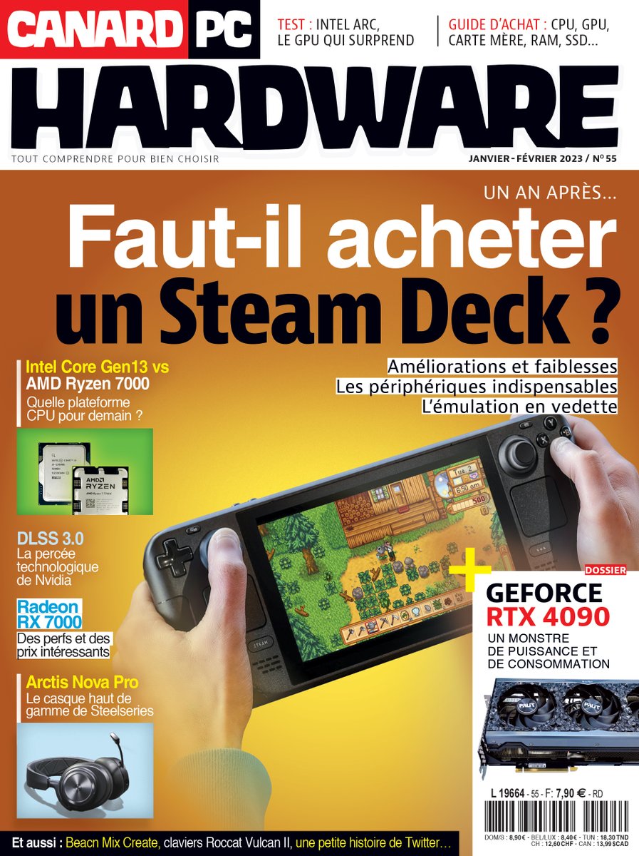 Canard PC Hardware on Twitter: "Le nouveau Canard PC Hardware est arrivé, juste à temps pour ...