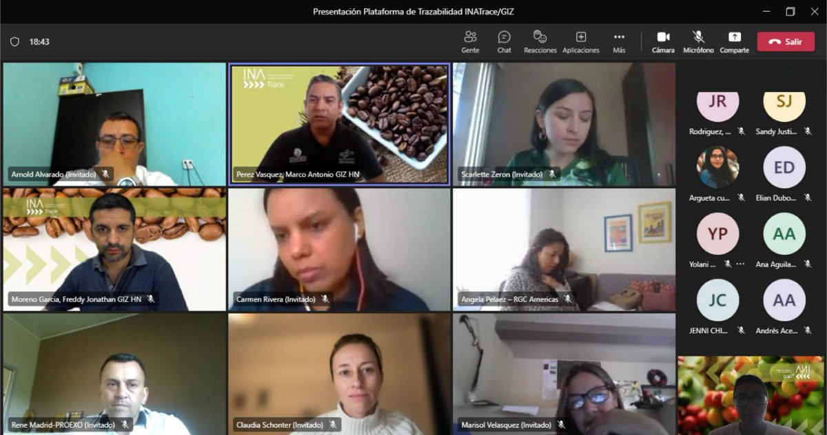 Honduras sostenible-GIZ on Twitter: "Presentación de plataforma digital de trazabilidad # ...