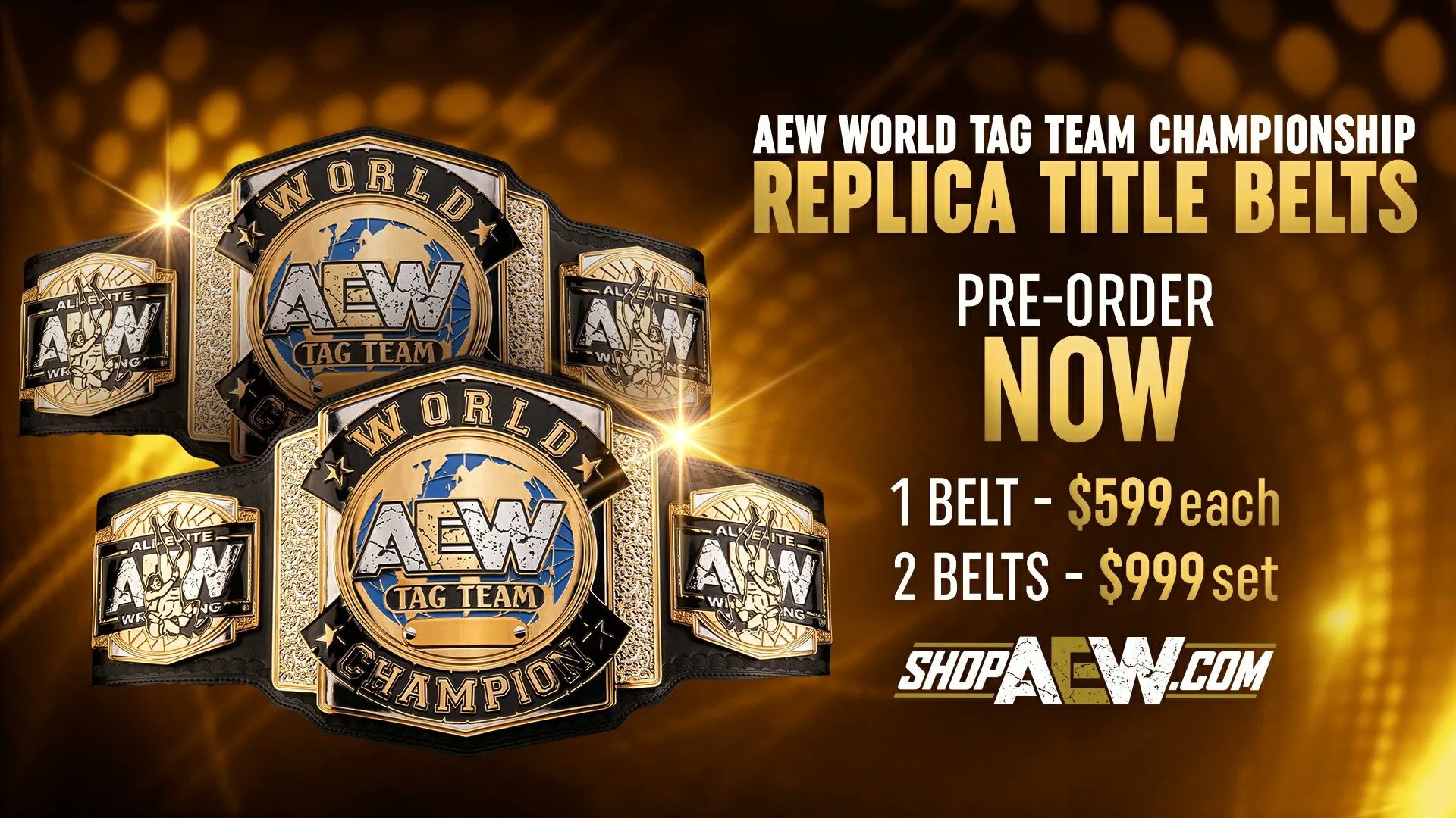 AEW World Tag Team Wrestling Championship Title Belt | atelier-yuwa.ciao.jp
