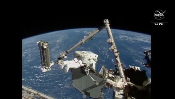 Robot Arm On The International Space Station Inside