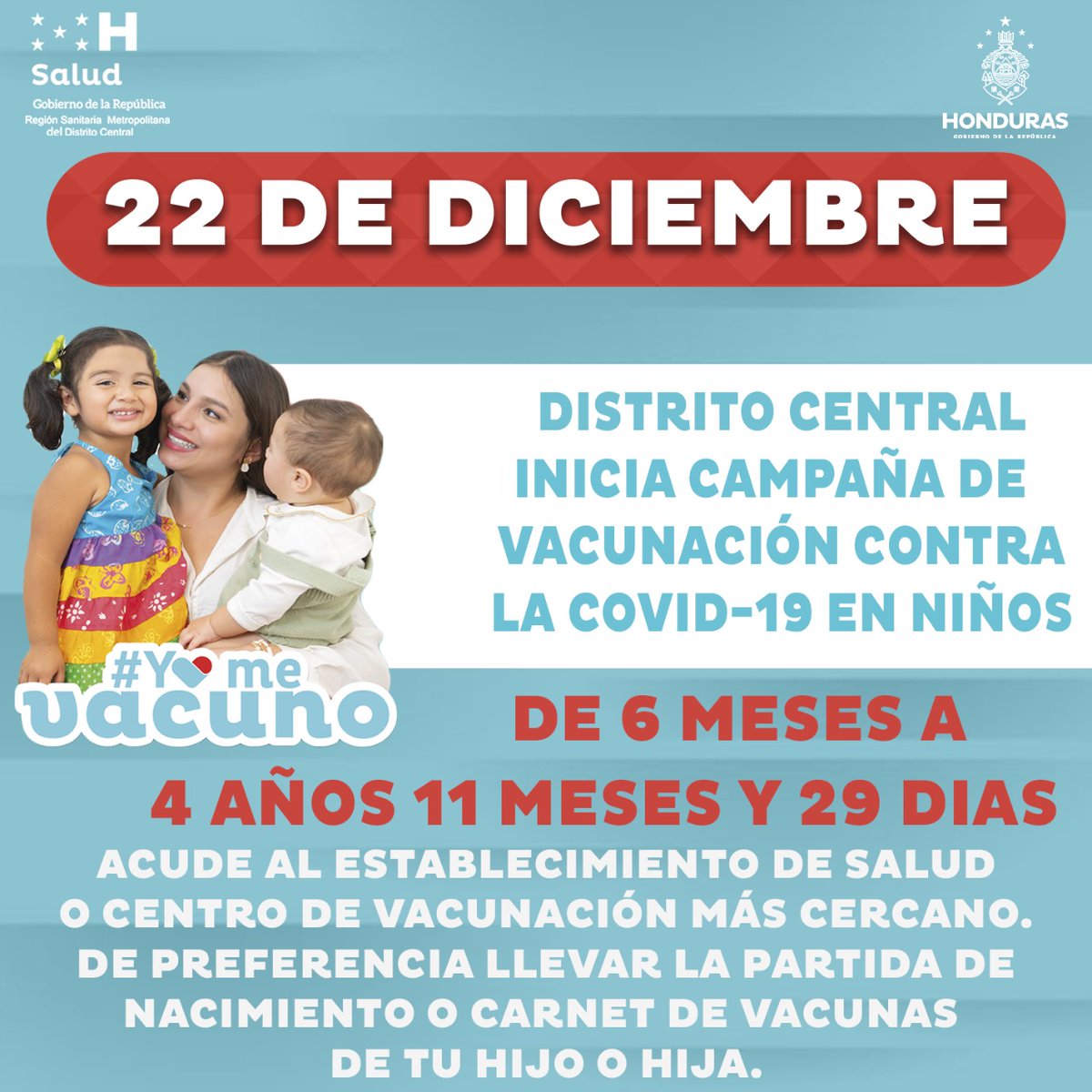 TV Azteca Honduras on Twitter: "#HechosAM 📰 | Hoy inicia la campaña de vacunación pediátrica ...