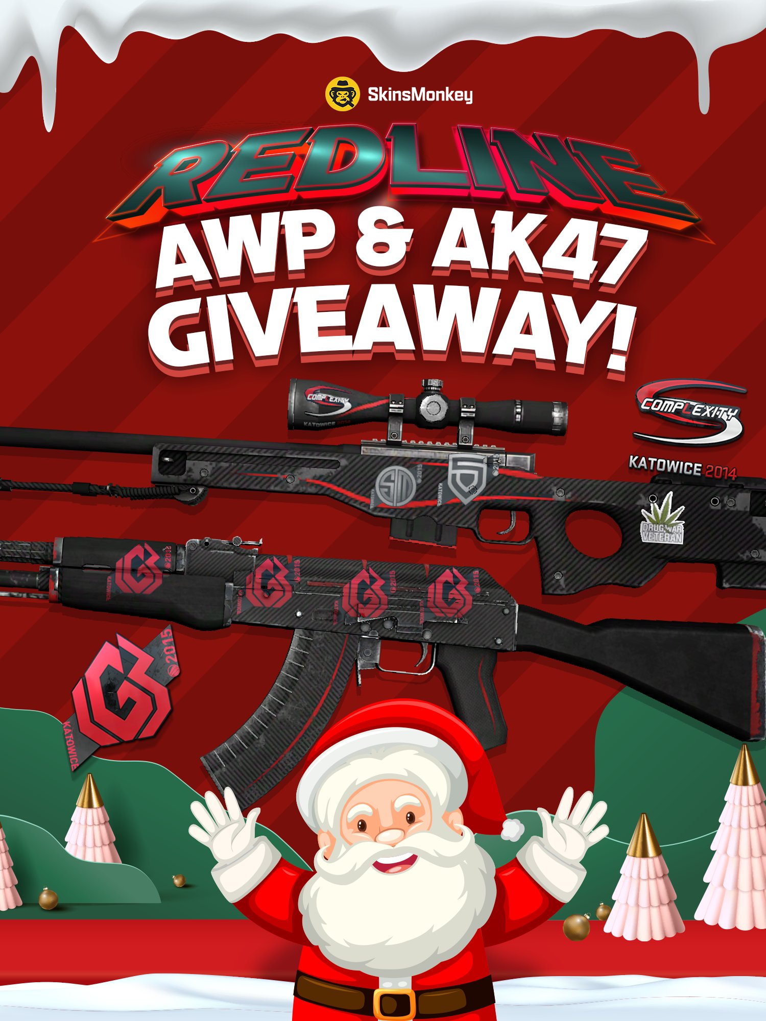 SkinsMonkey on Twitter: "Santa Monkey is back with another early Christmas gift! This time he is ...