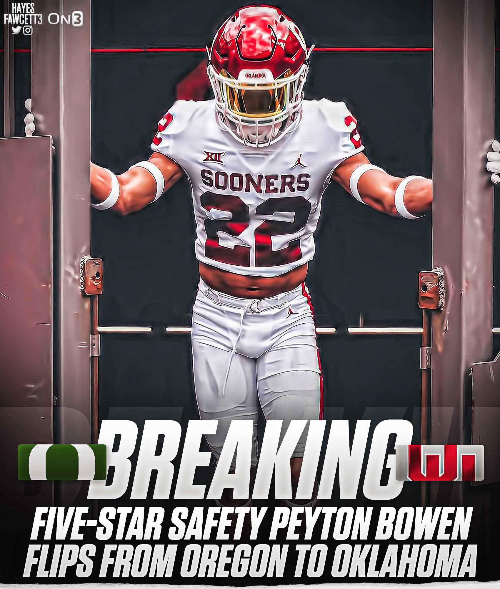 Hayes Fawcett on Twitter: "BREAKING: Five-Star Safety Peyton Bowen has flipped his commitment ...