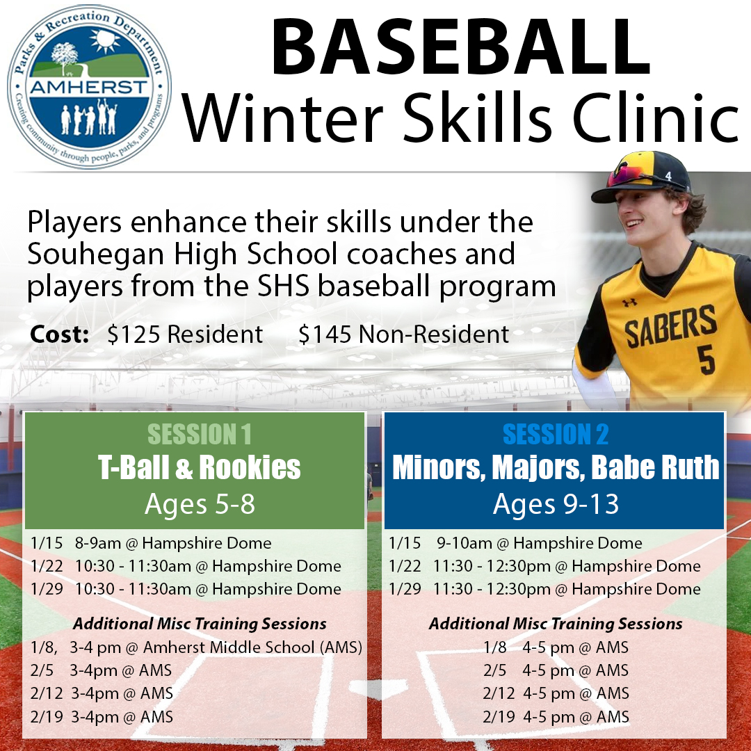 Souhegan Baseball on Twitter: "Winter Baseball Clinic with the Souhegan Sabers Coaches & Players ...