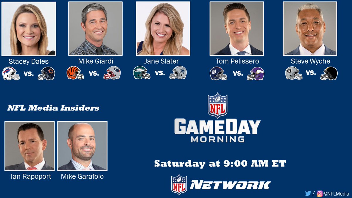 NFL Media on Twitter: "Week 16 @nflnetwork assignments for @NFLGameDay ...