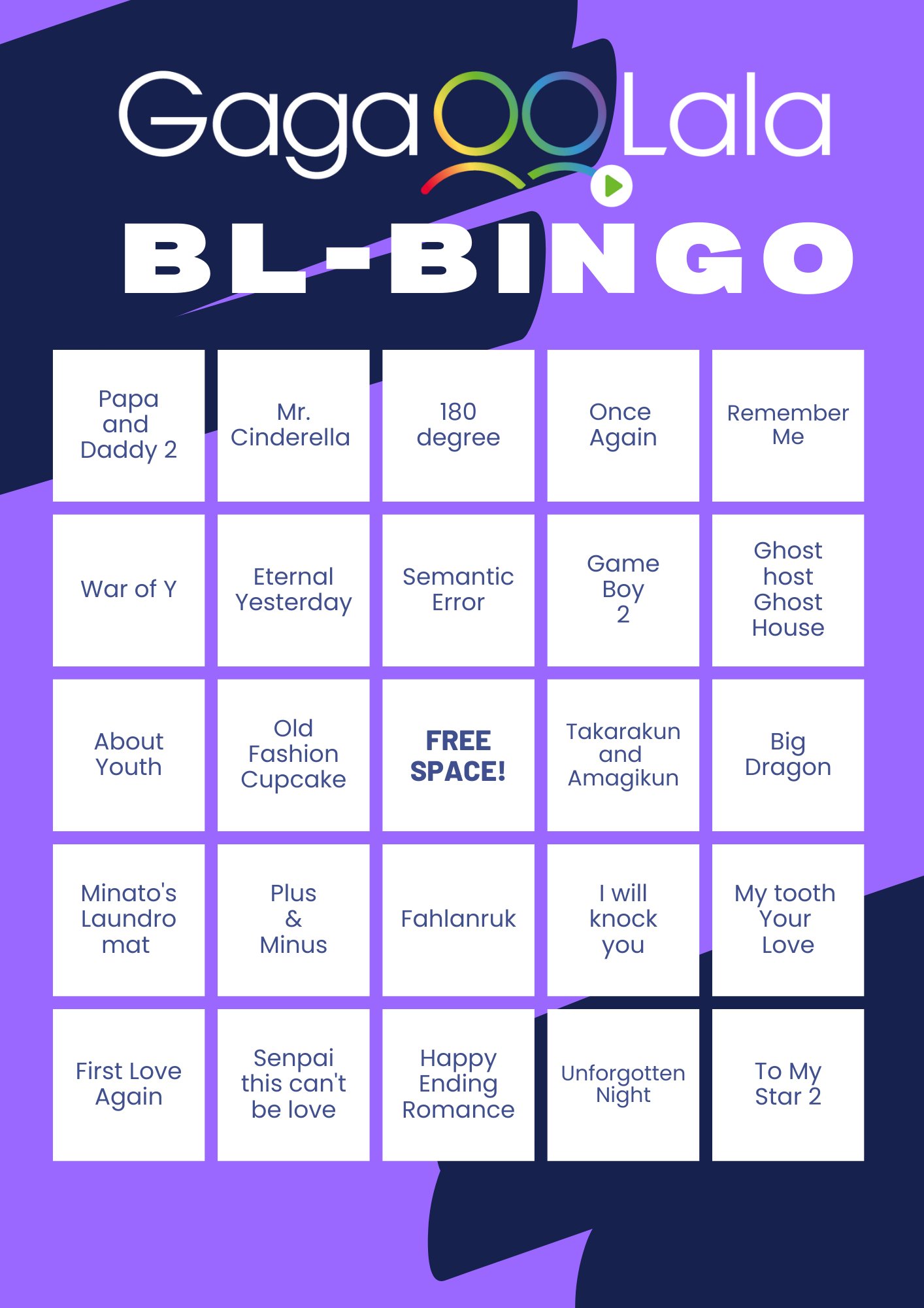 GagaOOLala on X: I know Twitter is a place for many NSFW bingos but ...