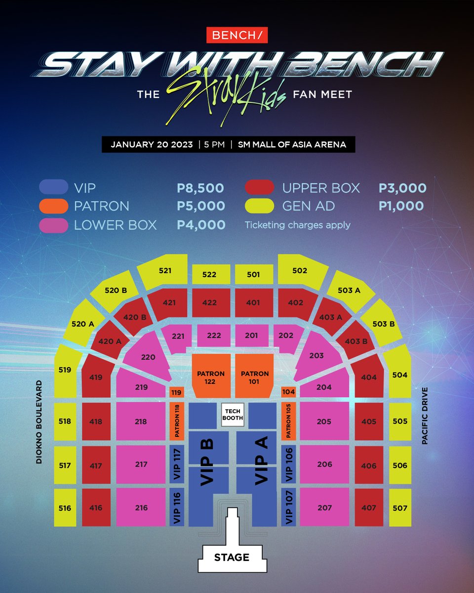 We hear you, Stays! 😉 Here's the official seat plan for @Stray_Kids ...