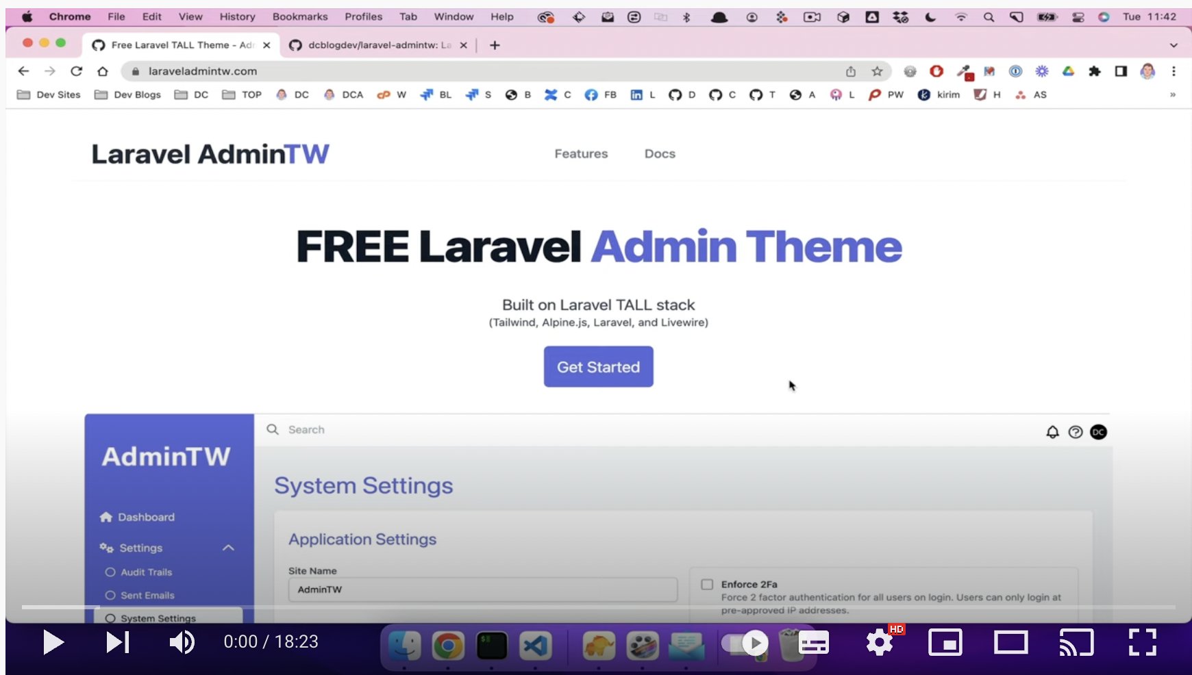 David Carr on Twitter: "Laravel AdminTW new release (2.1.0) now uses Vite instead of Webpack ...