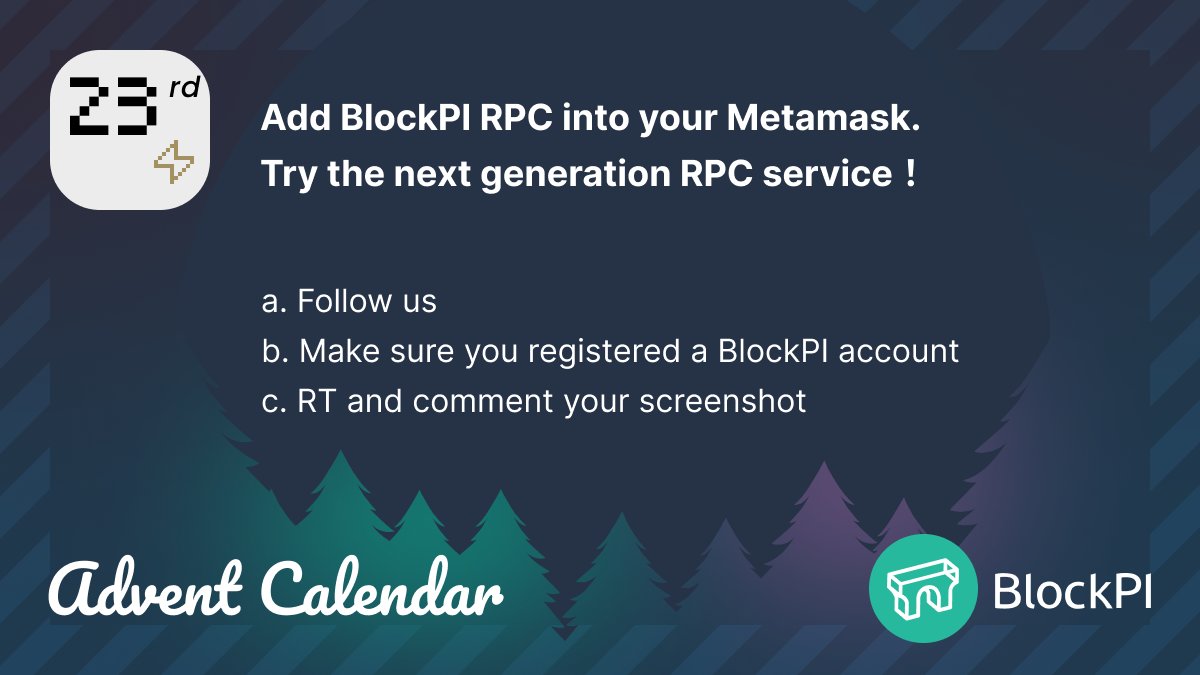 BlockPI on Twitter: "1/2 Add BlockPI RPC into your Metamask. Try the next generation RPC service ...