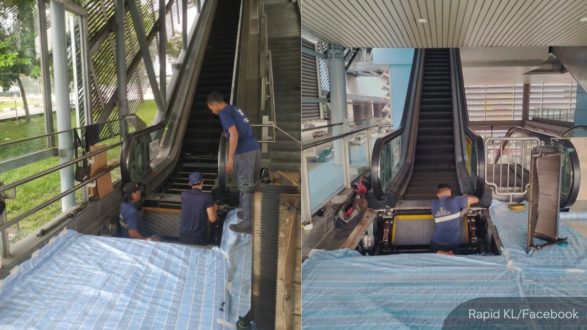 BFM News on Twitter: "1. Rapid KL says the repair works for faulty escalators at LRT, MRT and ...