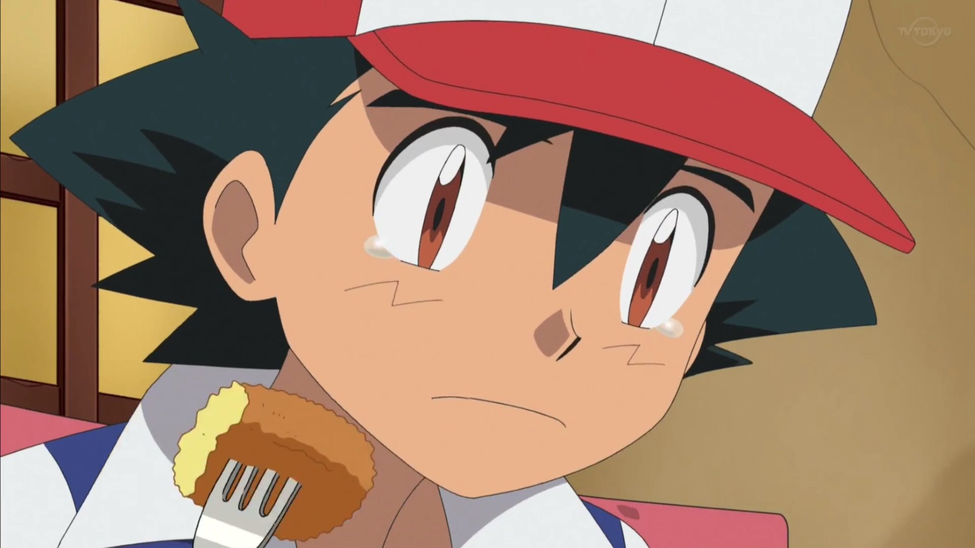 Pokemon Ash Crying