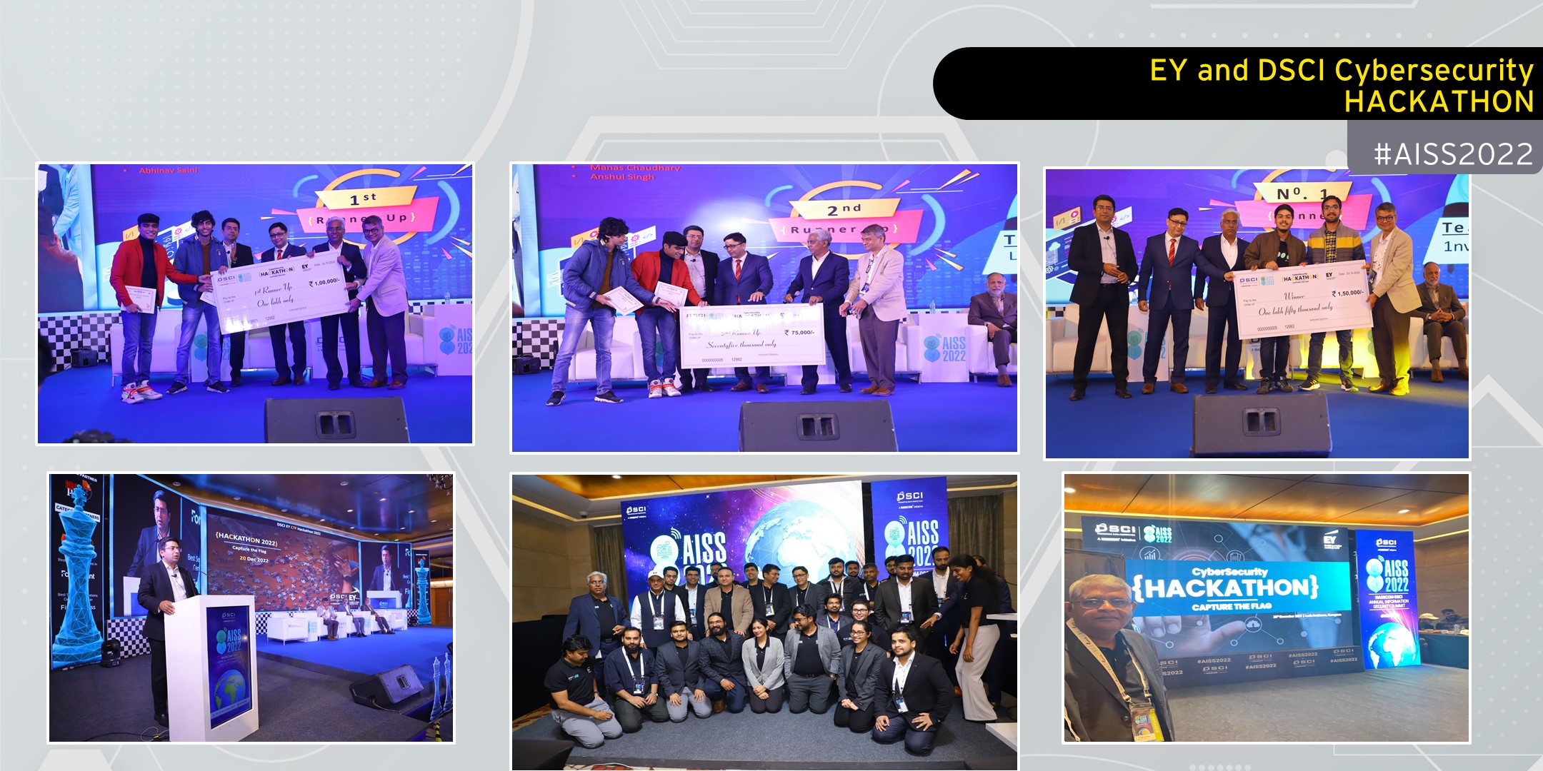 EY India on Twitter: "At the 6th edition of @DSCI_Connect - EY National Hackathon, we hosted ...