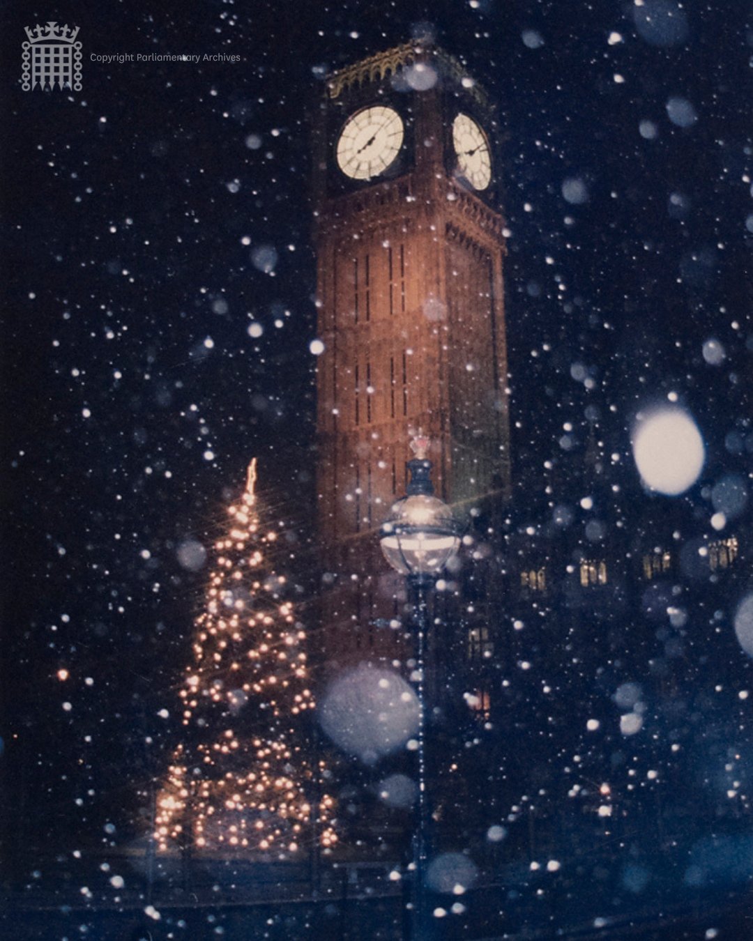 Big Ben At Christmas