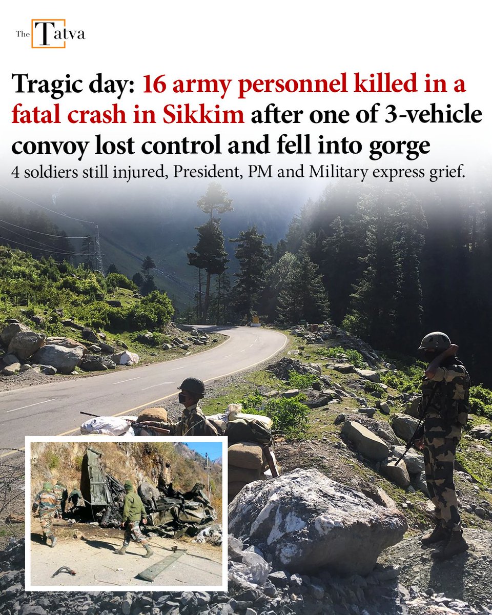 The Tatva on Twitter: "In a tragic incident, three Junior Commissioned Officers (JCO) and 13 ...