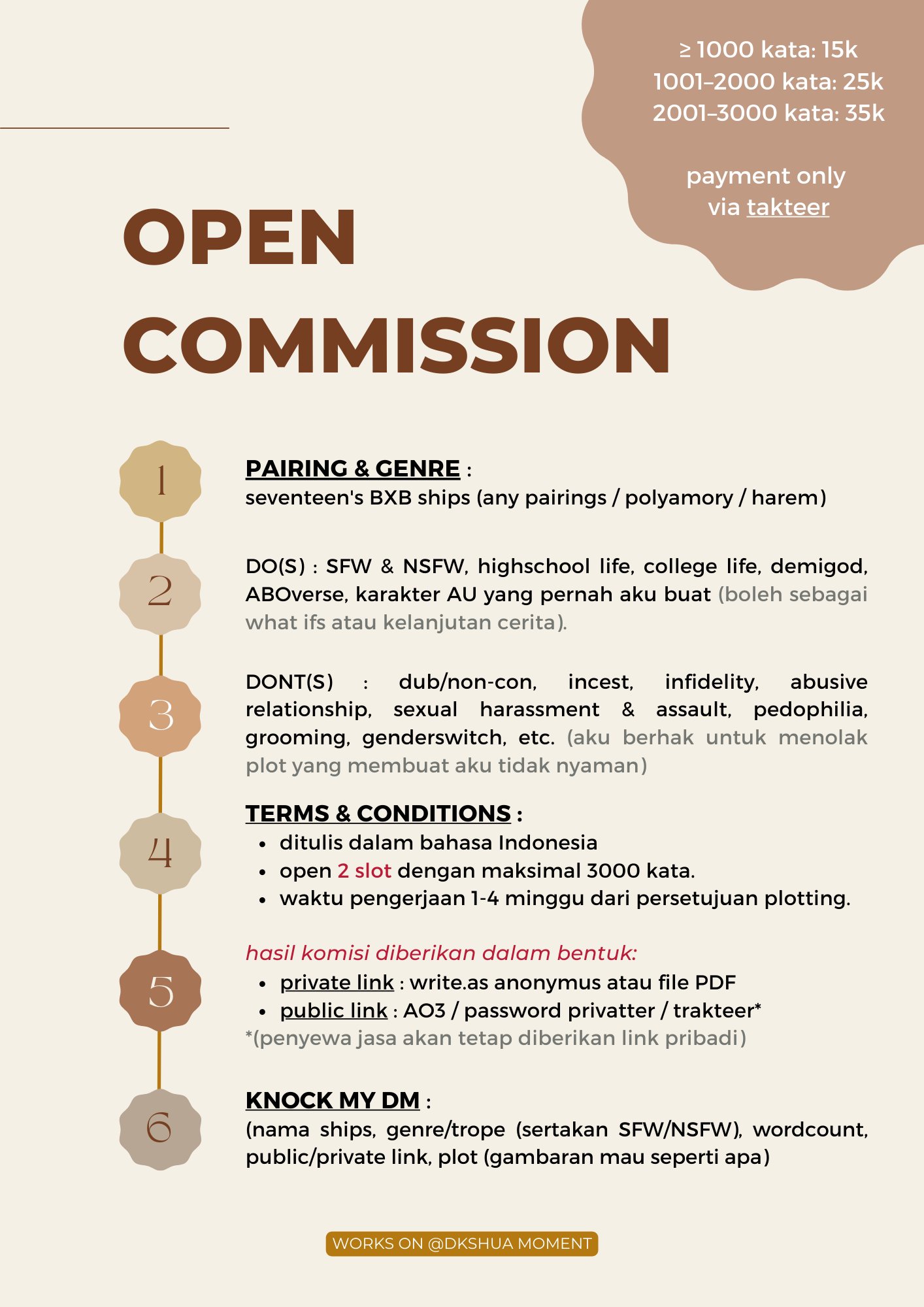𝖇𝖎𝖓𝖆 on Twitter: "🌟rts will be appreciated!!🌟 hello! i'm open for writing commission for svt ...