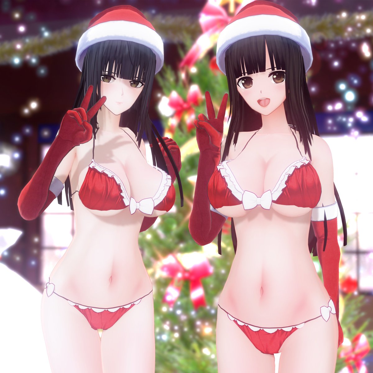 雷鳥 on Twitter: "おはようございます☀️ クリスマス🎄 #COM3D2 #カスタムオーダーメイド3D2"