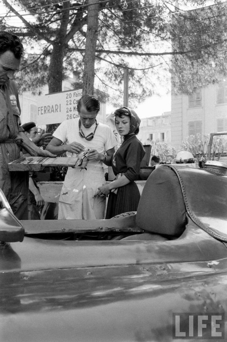 PHN16 on Twitter: "GP de Monaco 1956 - Collins (GBR) sur Ferrari-Lancia D50 2.5 V8 a terminé 2e ...