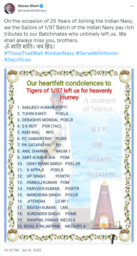 #ThoseThatWait Mrs Aboli Moharkar, with her husband Maj Praful Moharkar ...