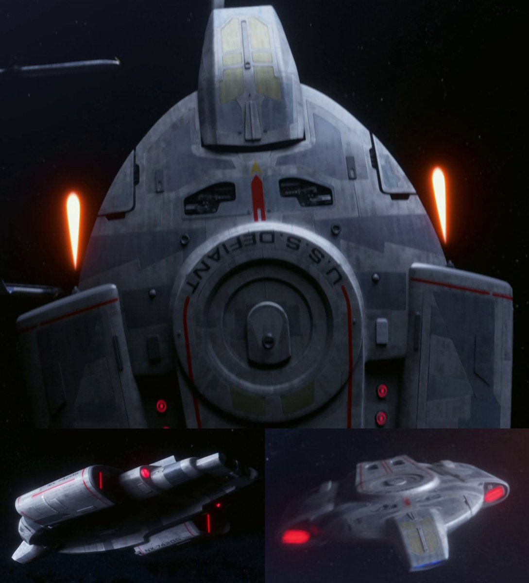 Jörg Hillebrand on Twitter: "Here are all of the shots of the Defiant-class vessels with a ...