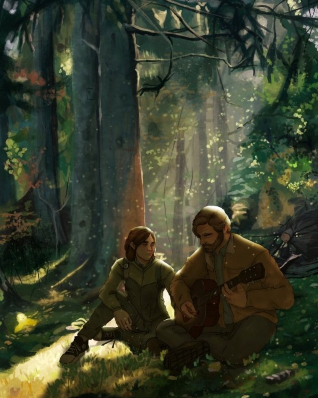 Joel And Ellie Art ArtStation Joel And Ellie