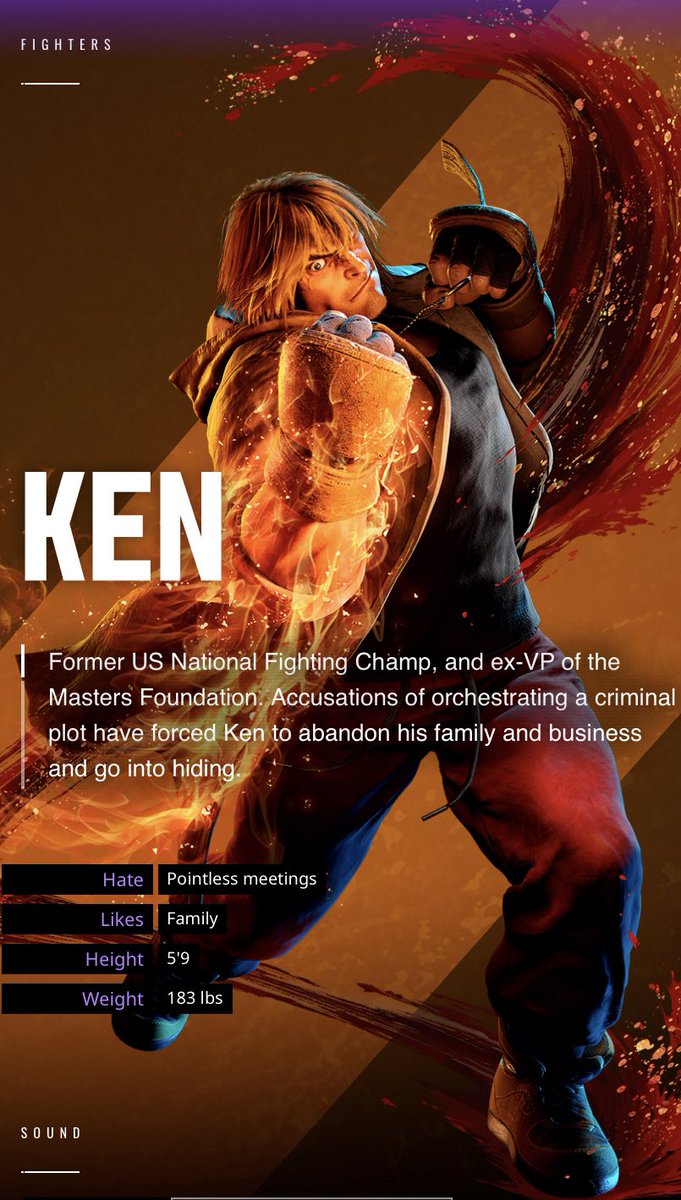 Arcade Press ⛩ on Twitter: "Street Fighter 6 character bios #sf6"