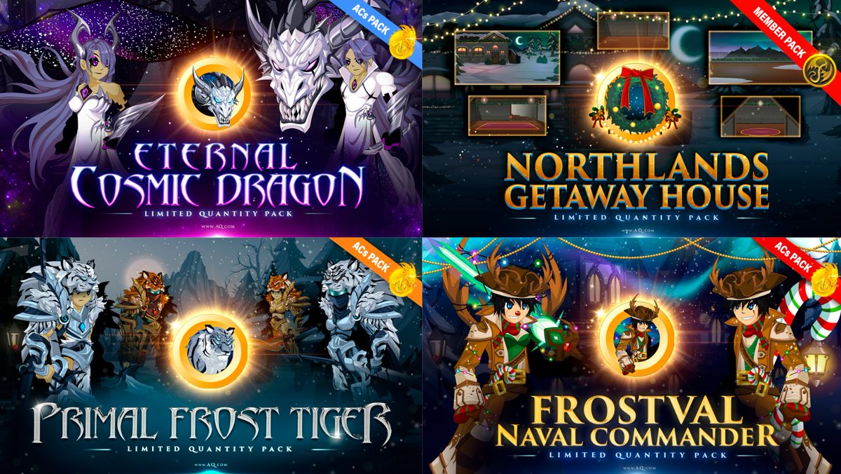 AQW News Source ⚔️ on Twitter: "The 2022 Frostval Limited Quantity Shop Sets arrive tonight at 6 ...