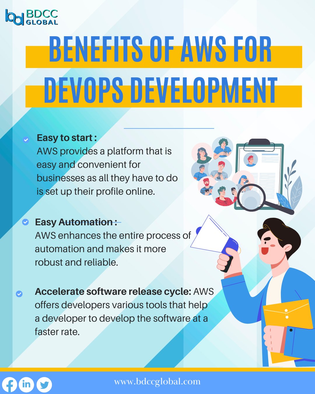 BDCC on Twitter: "Have you ever thought about how AWS can help you with DevOps? Let’s find out ...