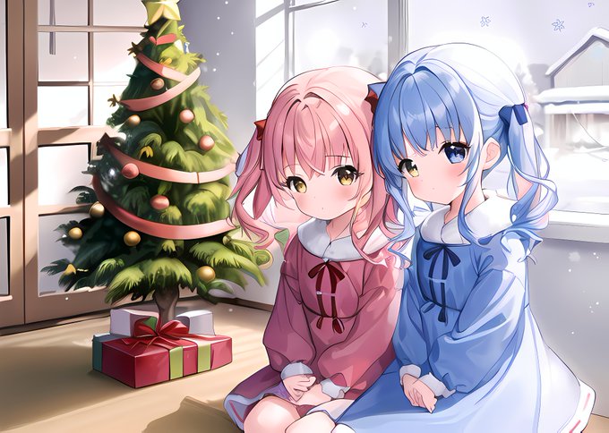 「クリスマスイラスト」のtwitter画像イラスト新着並び順