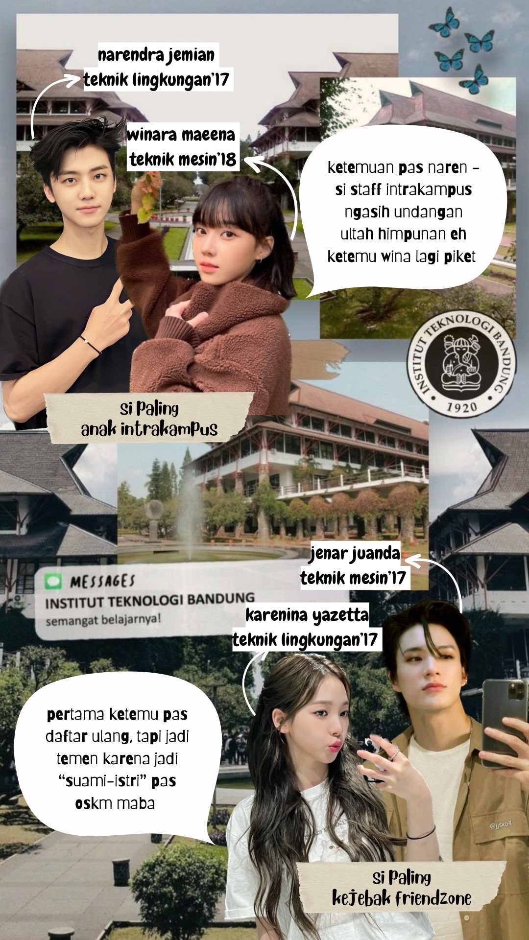 nit~ on Twitter: "whitory - bluesy x itb edition universe kumpulan au kisah kasih para mahasiswa ...