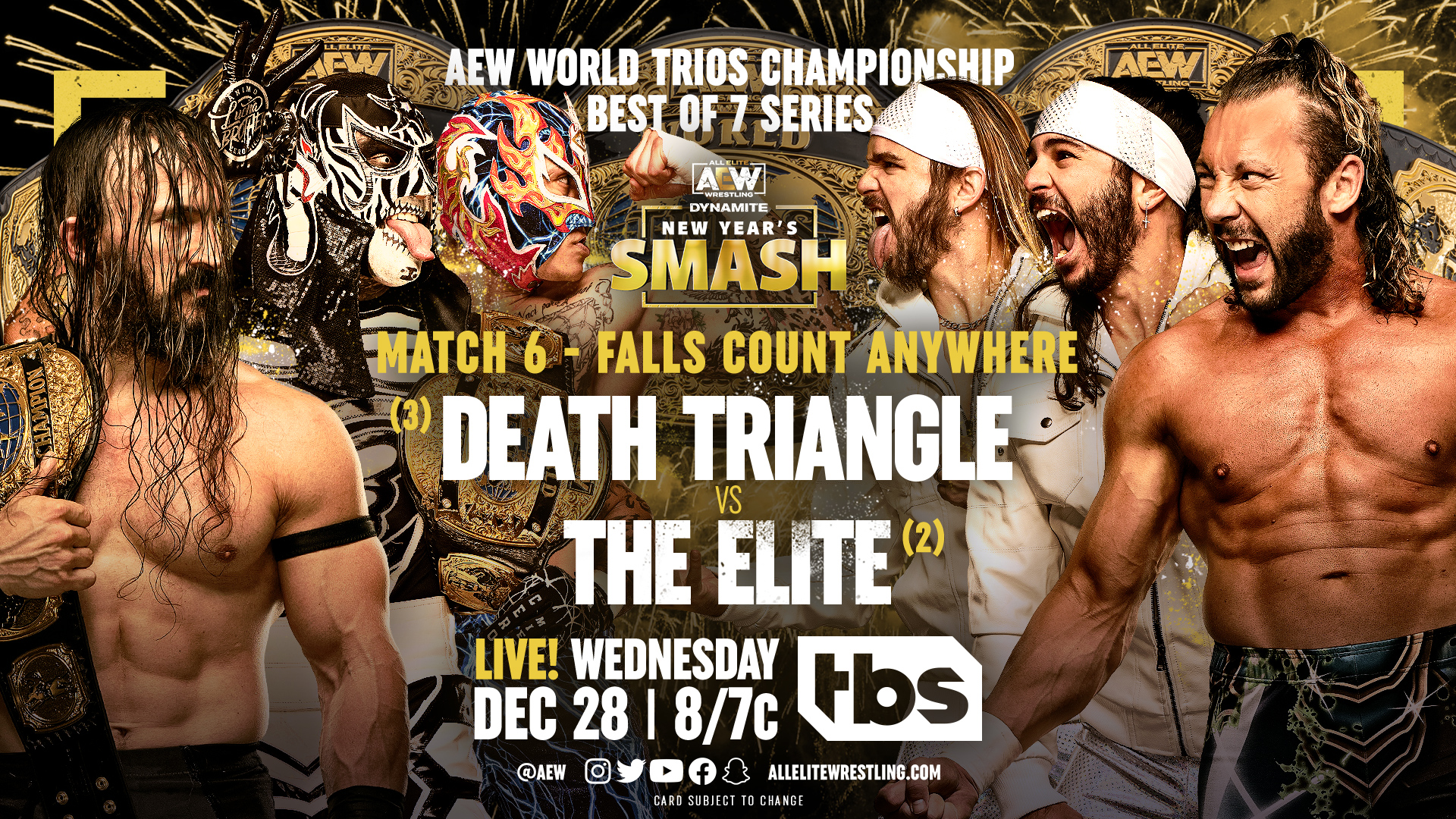 All Elite Wrestling on Twitter: "Match 6 between #TheELITE @youngbucks @KennyOmegamanX (2-3) & # ...