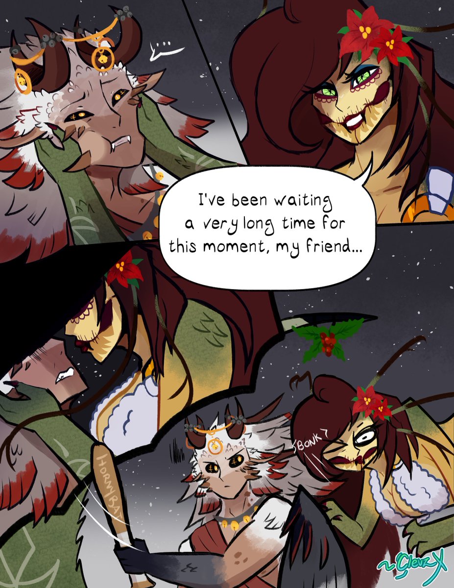 BreezeFox on Twitter: "Hybrids || Mistletoe Kisses!